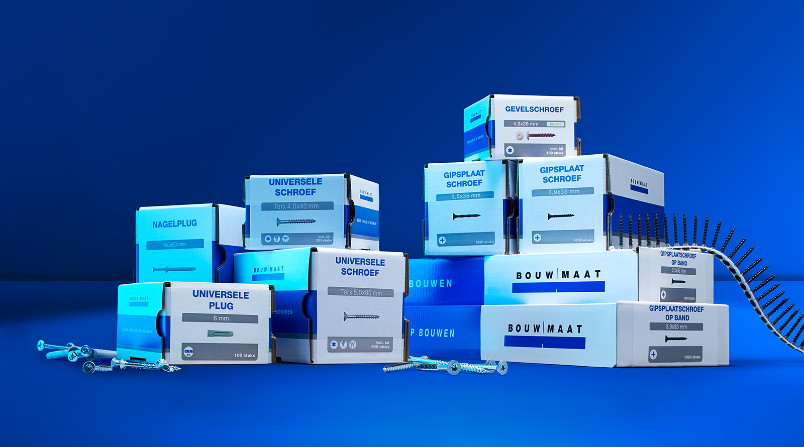 Nieuw bij Bouwmaat: Eigen Merk bevestigingsmateriaal